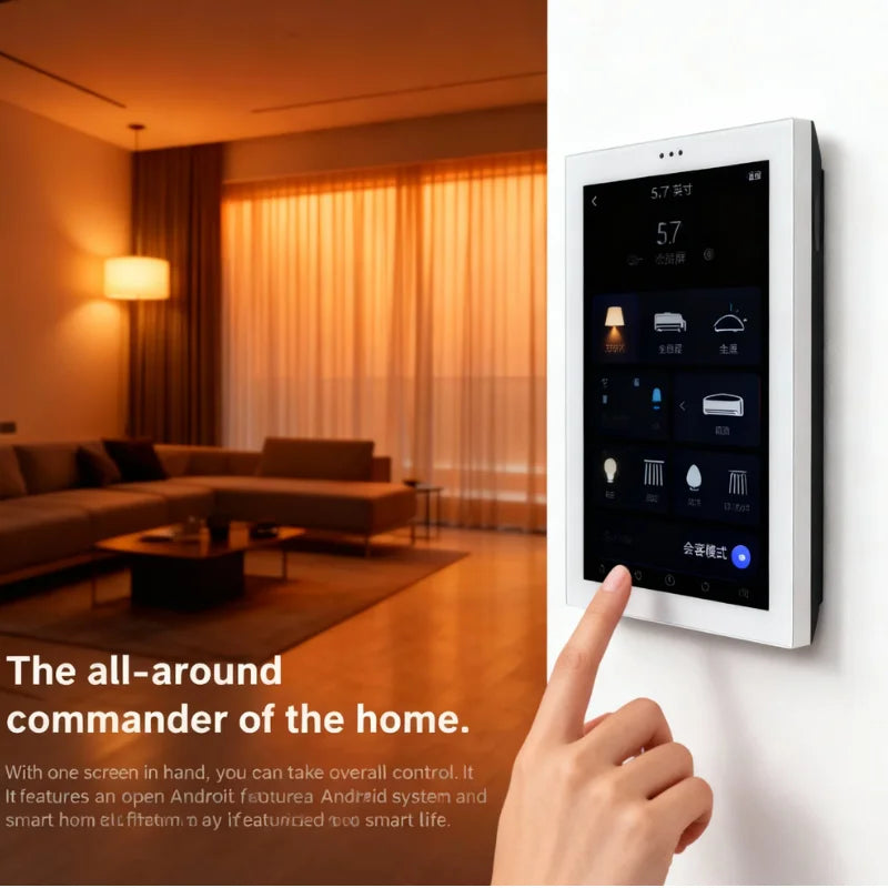 Smart Home Panel 5.7' Touch Screen Android Control Smart Switch Change ...
